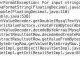Java Jdbc Numberformatexception For Input String Code2care